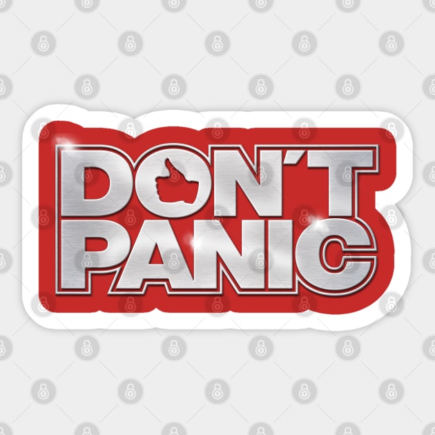 Don't Panic - 42 - Sticker | TeePublic